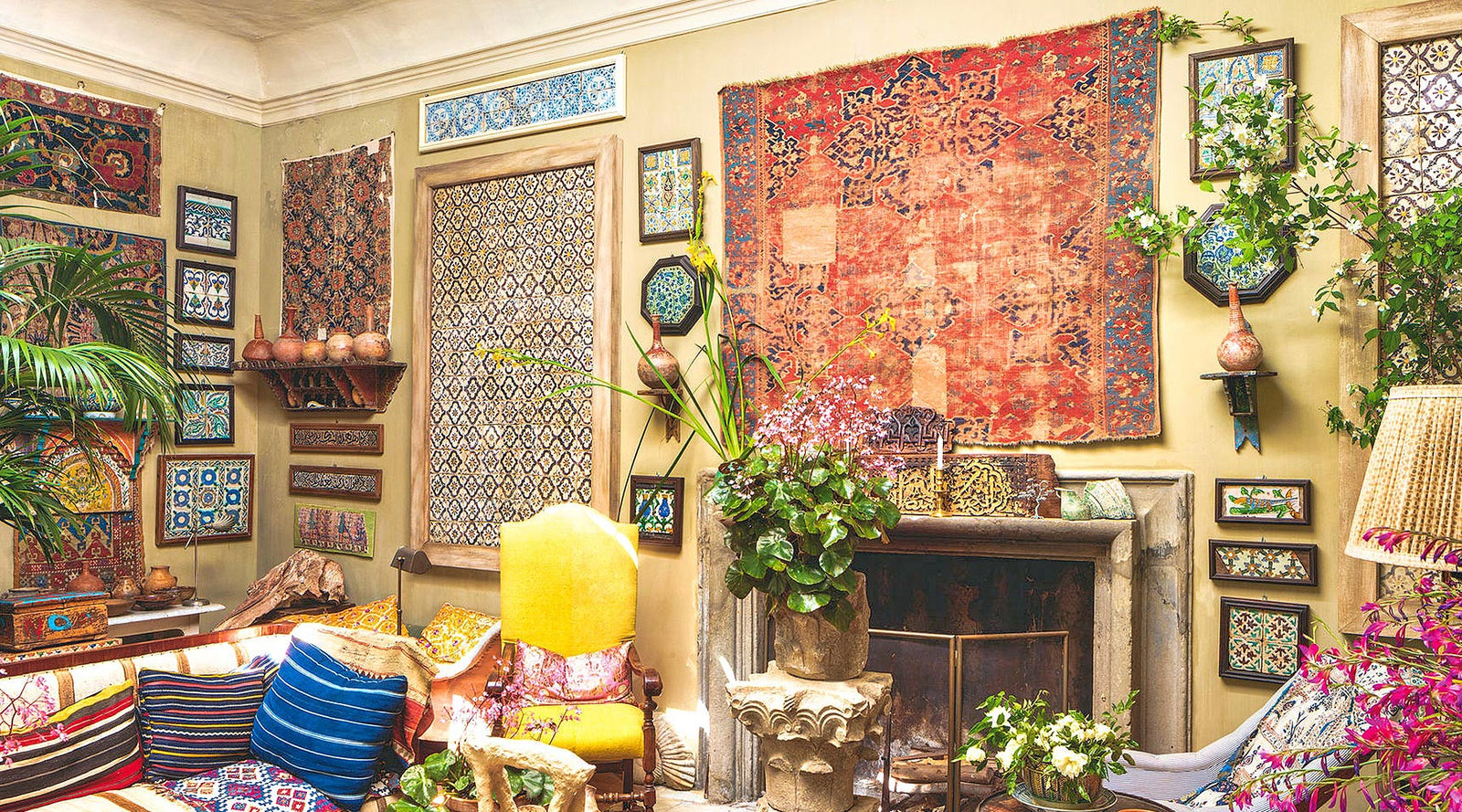 12 Inspiring Ways To Creatively Display Your Textile Collection