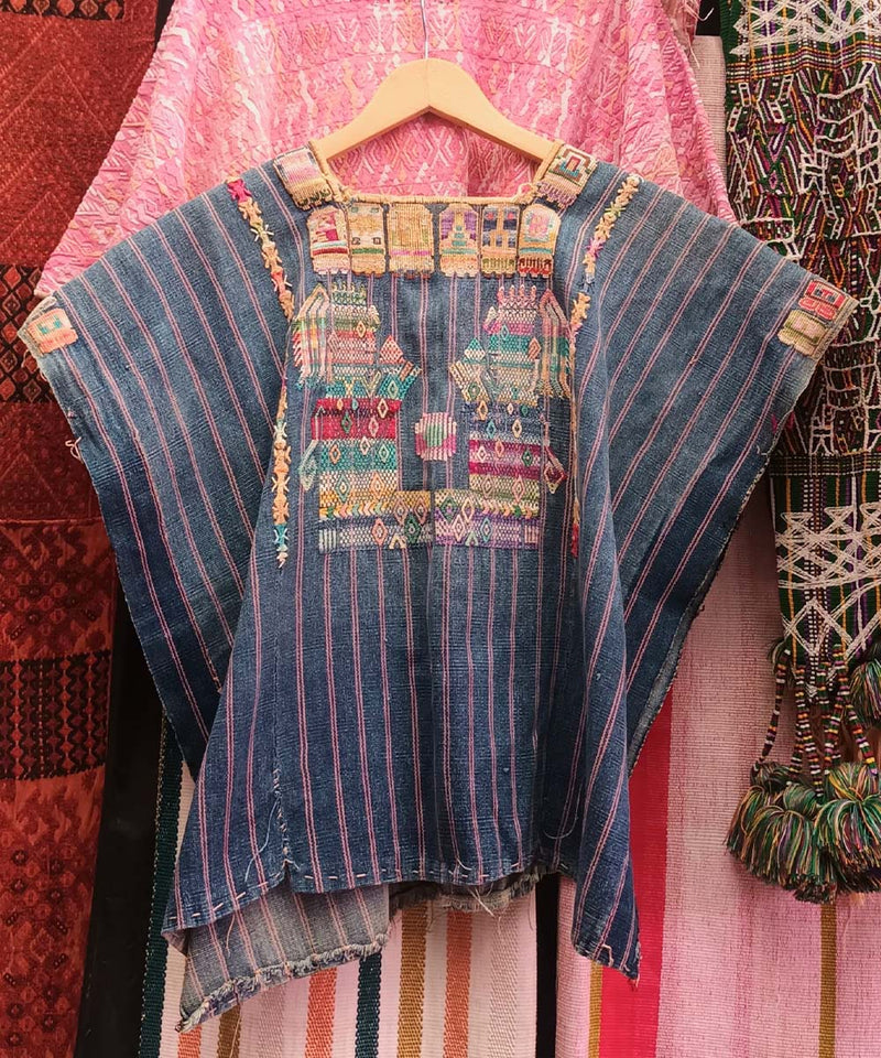 Guatemalan Corte Textiles - The Four Embroidered Designs